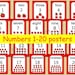 20 Printable Numbers Posters. Happy Apple Numbers 1-20. Wall - Etsy Canada