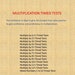 Multiplication Drills: 100 Days Timed Tests, Grades 3-5, Printable 3rd ...