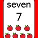 20 Printable Numbers Posters. Happy Apple Numbers 1-20. Wall - Etsy Canada