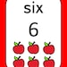20 Printable Numbers Posters. Happy Apple Numbers 1-20. Wall - Etsy Canada