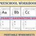 Preschool Workbook, Alphabet Handwriting Book, Trace the Alphabet ...