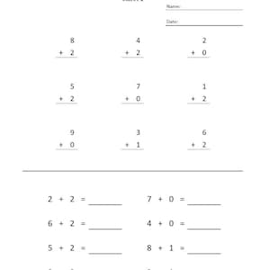 GRADE 1 MATH Workbook one per day 120 math Worksheets | Etsy