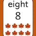 Fall Leaves Numbers 1-20 Posters: Classroom Homeschool Decor (digital ...