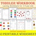 TODDLER WORKBOOK 80 Printable Worksheets, Kids Activities, Preschool ...