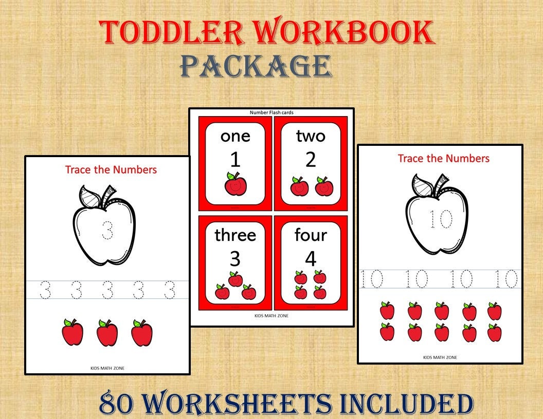 Toddler Workbook | Ages 2–4 | Fun Learning Activity Worksheets for ...
