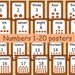 Fall Leaves Numbers 1-20 Posters: Classroom Homeschool Decor (digital ...