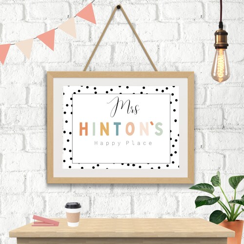 Teacher Door Sign PDF Customizable Digital Download - Etsy