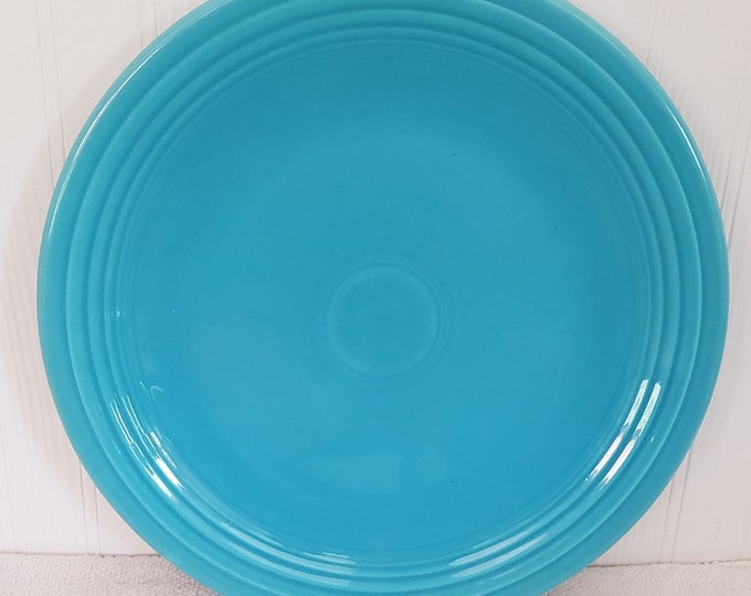 Original Fiesta Ware 15 Chop Plate, Turquoise EXCELLENT - Etsy