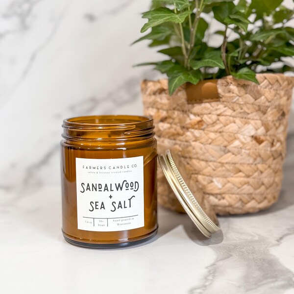 Salt Candle - Etsy