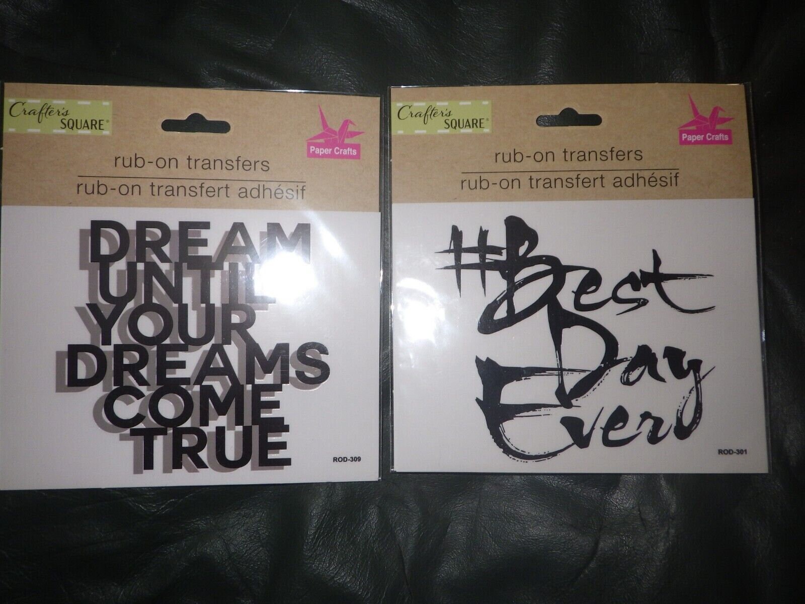 Crafters Square Stickers Rub on Transfers - Etsy