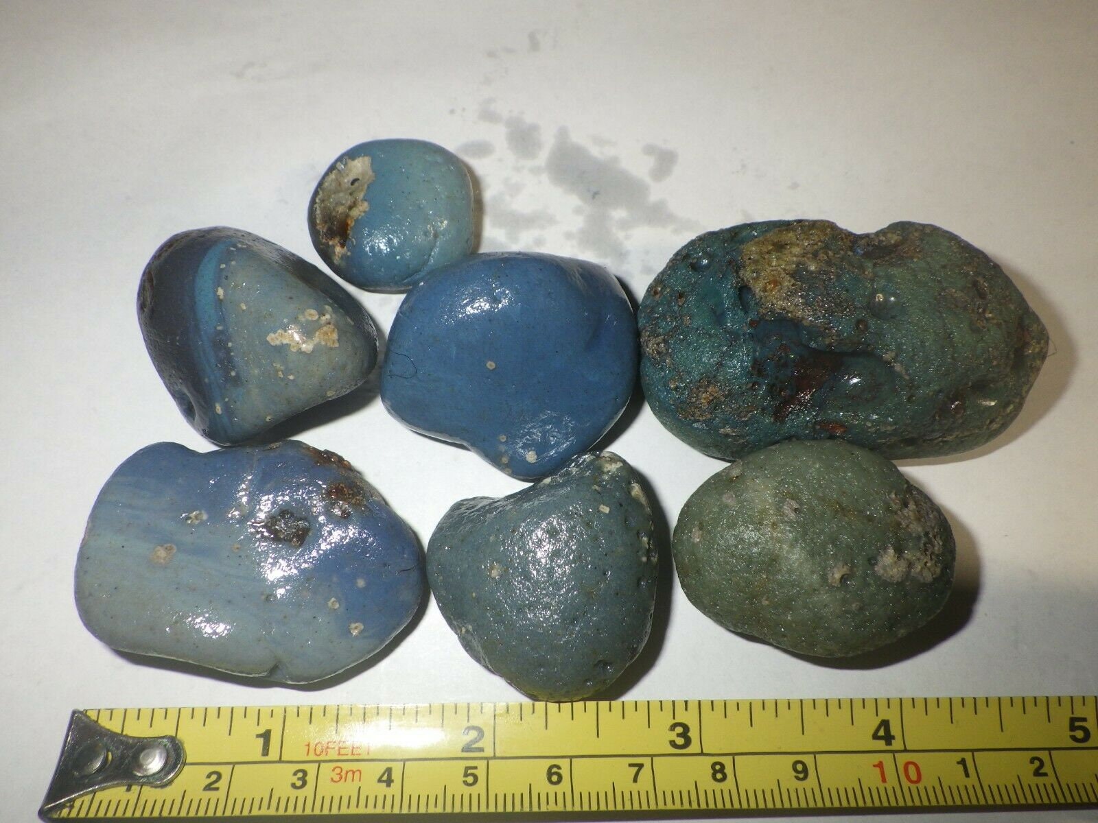 Leland Blue Stone Slag Glass | Etsy