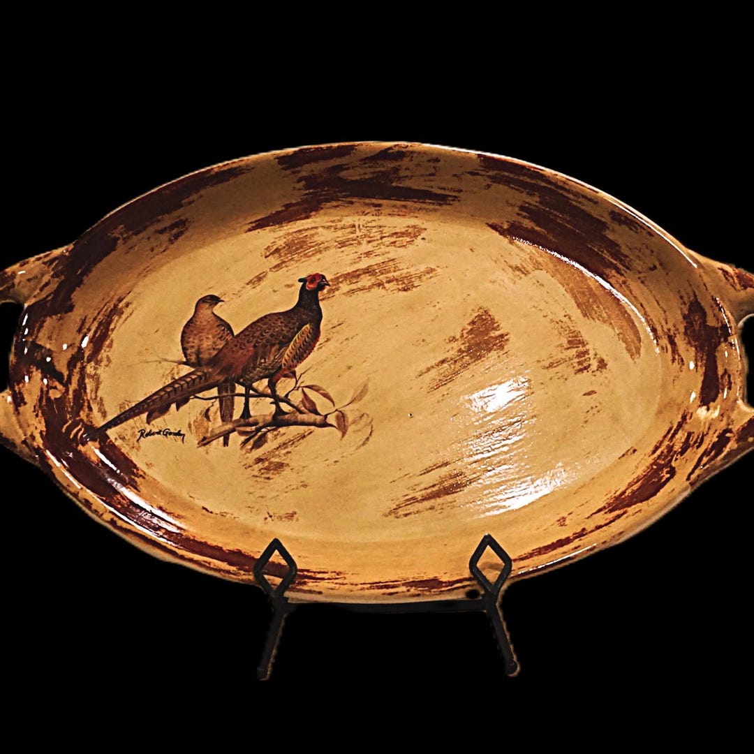 Robert Gordon Australian Pottery “wildlife” Platter – Large 24" Oval ...