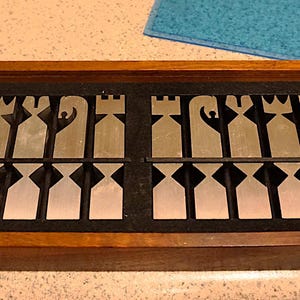 Vtg MCM Austin Cox Chess Set, Alcoa, Original Walnut Case, Rare ...