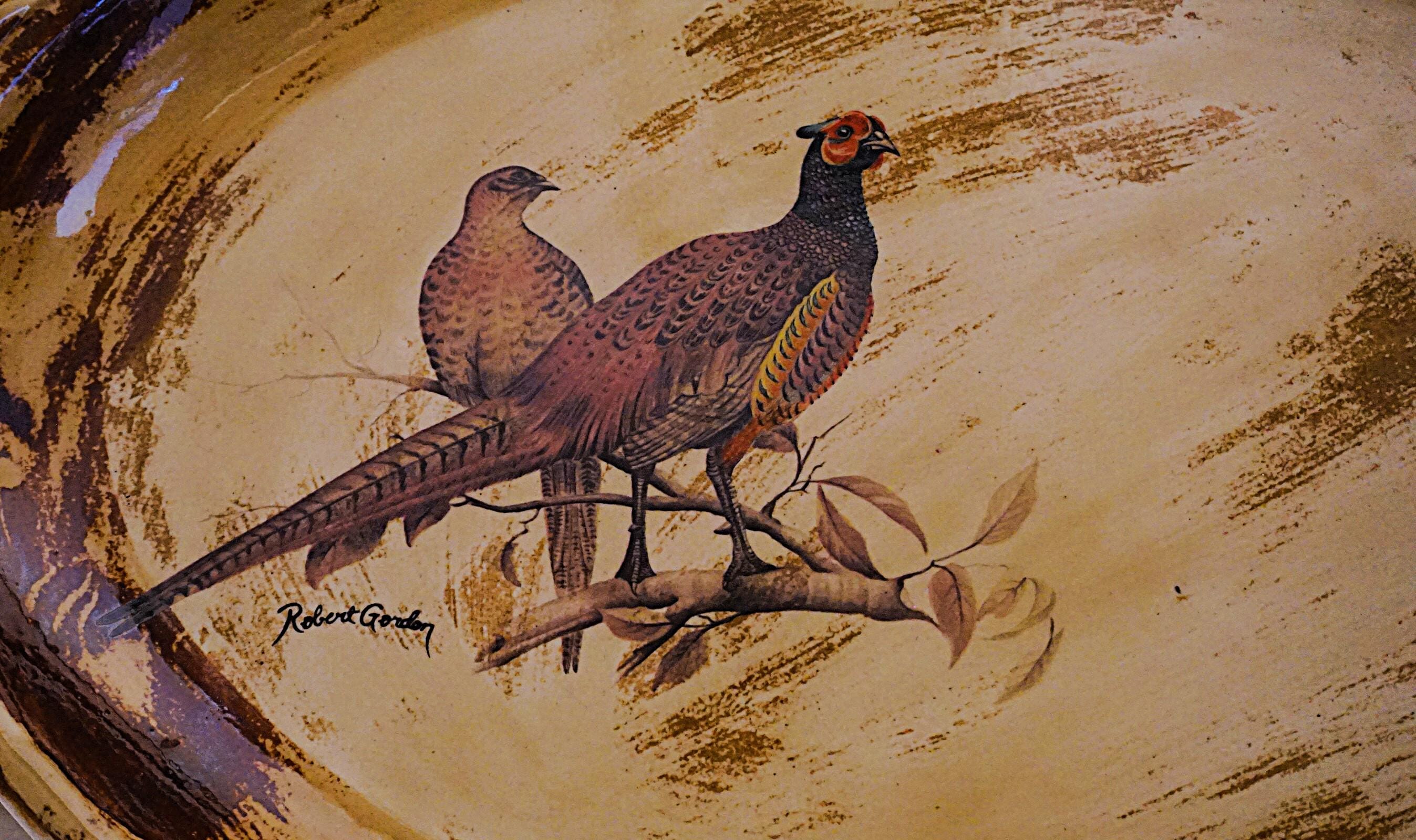 Robert Gordon Australian Pottery “wildlife” Platter – Large 24" Oval ...