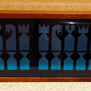 Vtg MCM Austin Cox Chess Set, Alcoa, Original Walnut Case, Rare ...