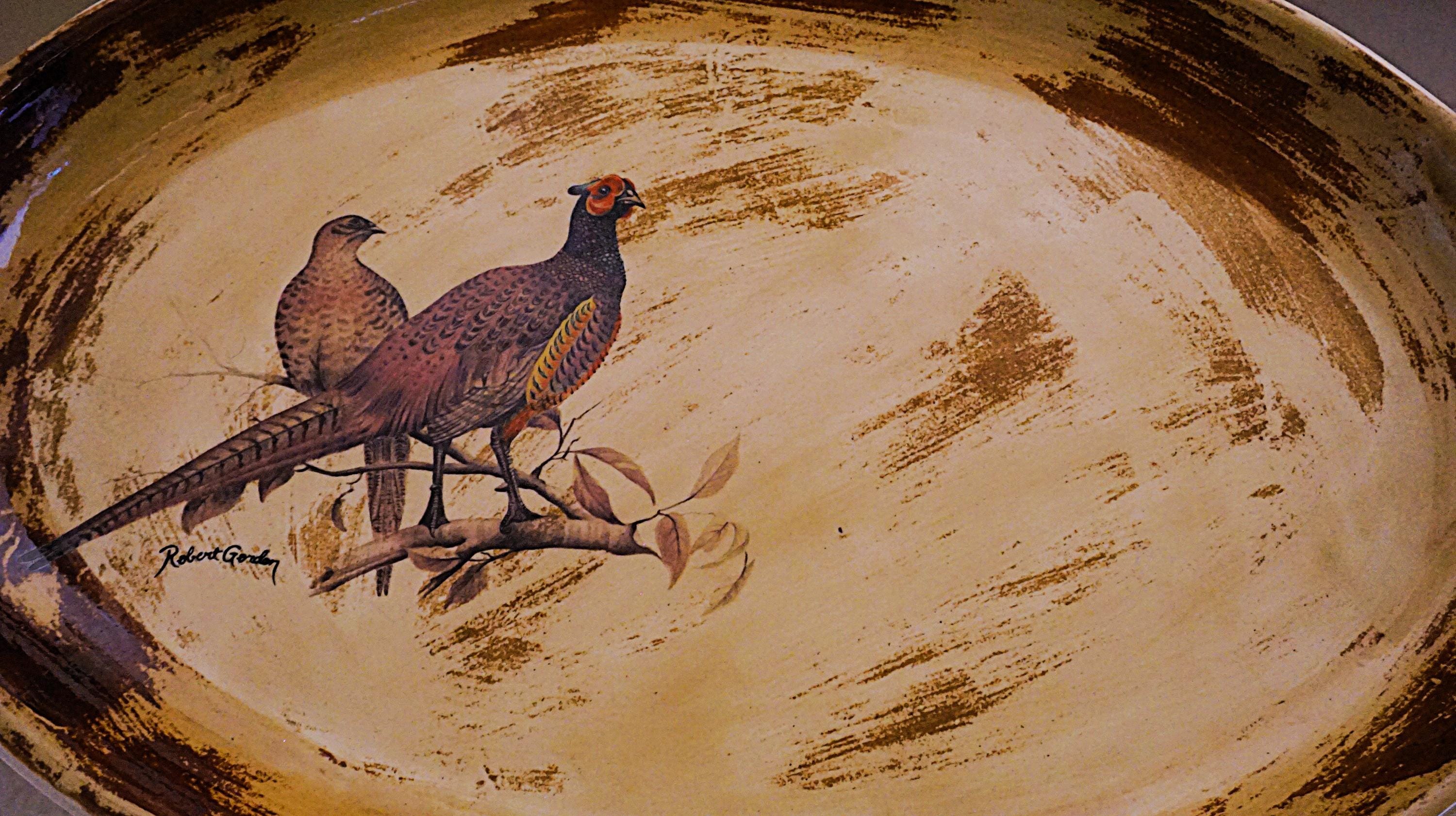Robert Gordon Australian Pottery “wildlife” Platter – Large 24" Oval ...