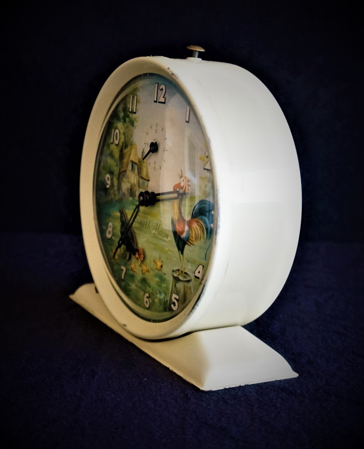 50s Manual Alarm Clock Animated Pecking Chicken Smiths - Etsy