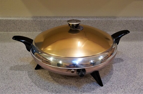 50s Elecric Skillet Cory Party Chef UFO Style Tri-leg | Etsy