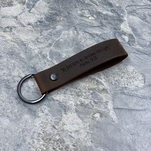 Personalized Leather Keychain. Bulk Gift, Custom Leather Keychain ...