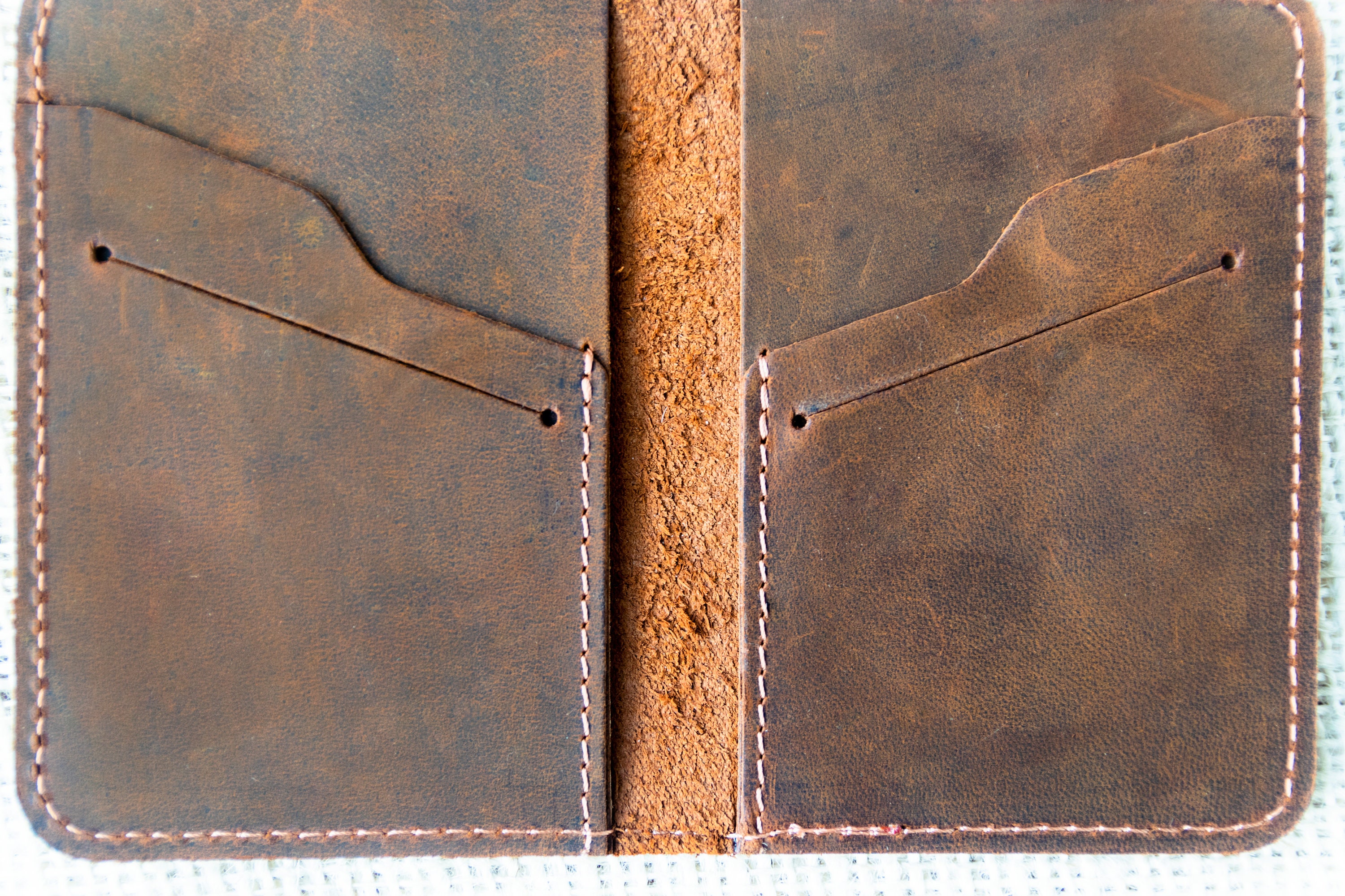 Wallet Leather Wallet Personalized Leather Wallet Front - Etsy