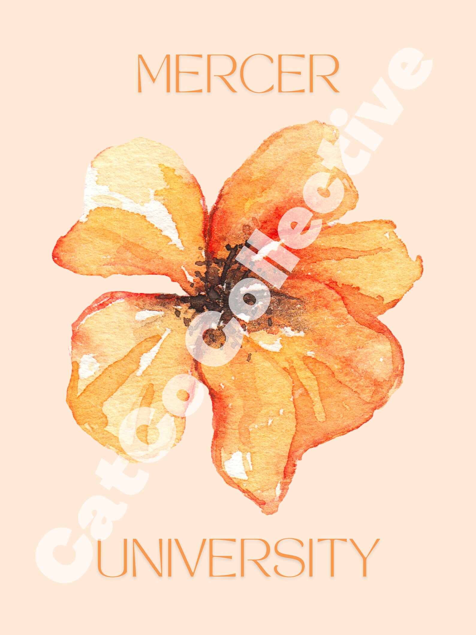 Mercer University Orange Aesthetic Digital Prints Set of 8 - Etsy