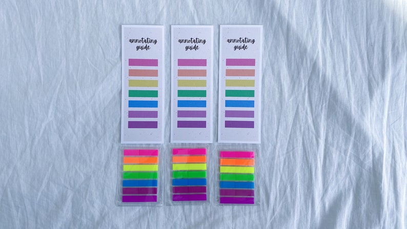 Blank Annotating Guides Kit | Blank Annotating Bookmark | Annotating ...