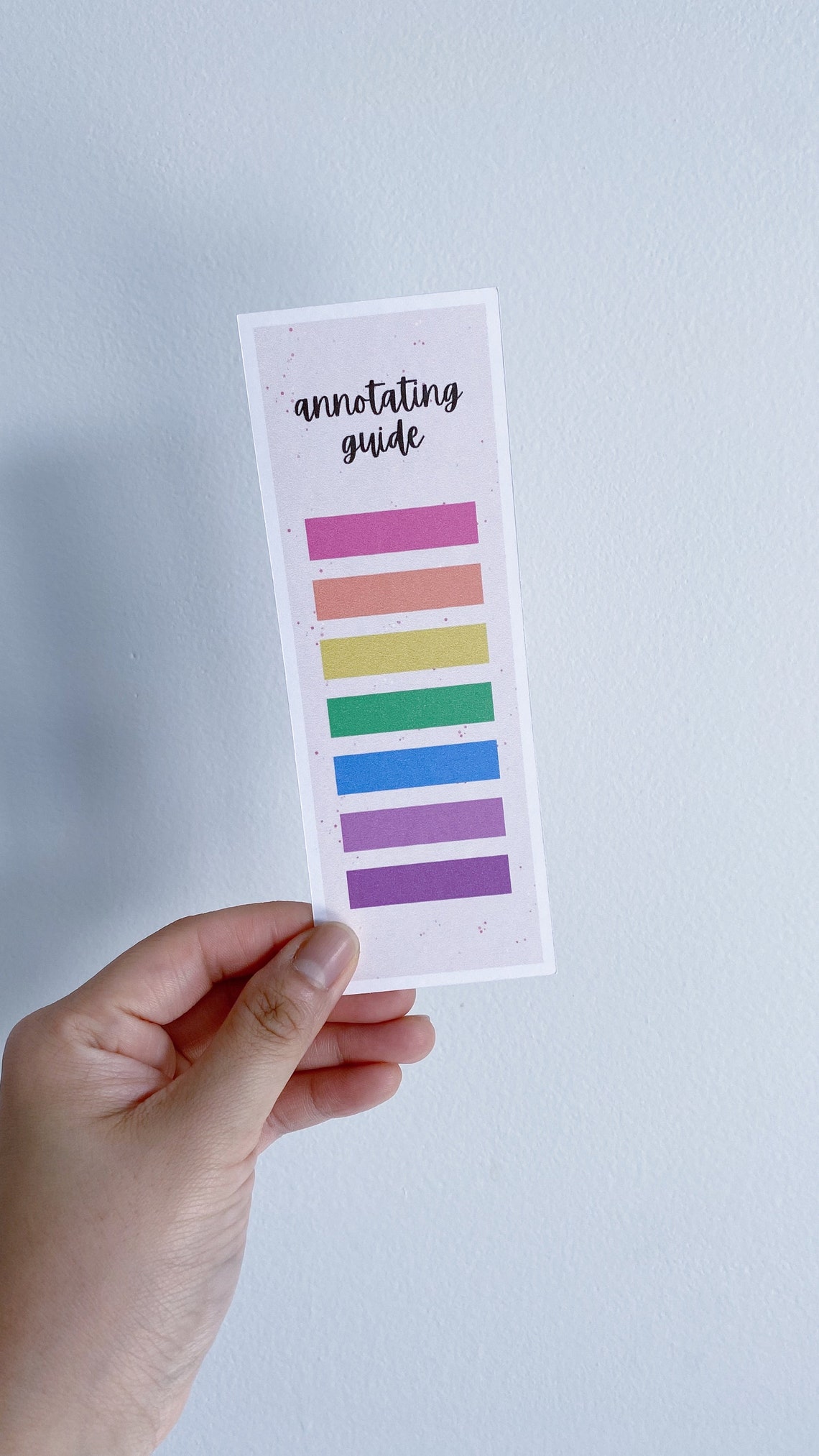 Blank Annotating Guides Kit | Blank Annotating Bookmark | Annotating ...