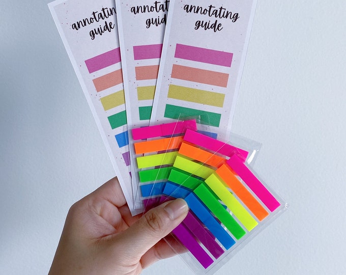 Blank Annotating Guides Kit | Blank Annotating Bookmark | Annotating ...