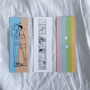 Heartstopper Bookmark Set | “nick and Charlie”, “hi Hi”, “chapters ...