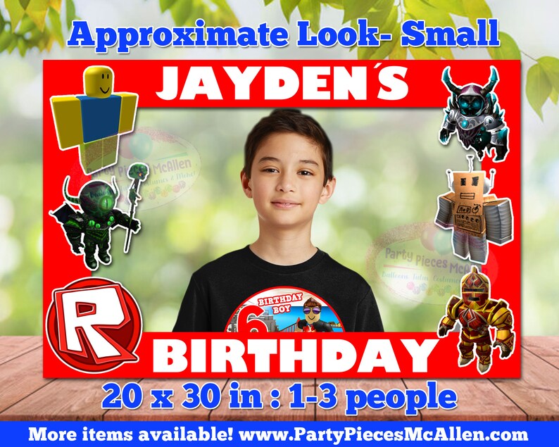 Roblox Picture Frame Roblox Photo Booth Frame | Etsy