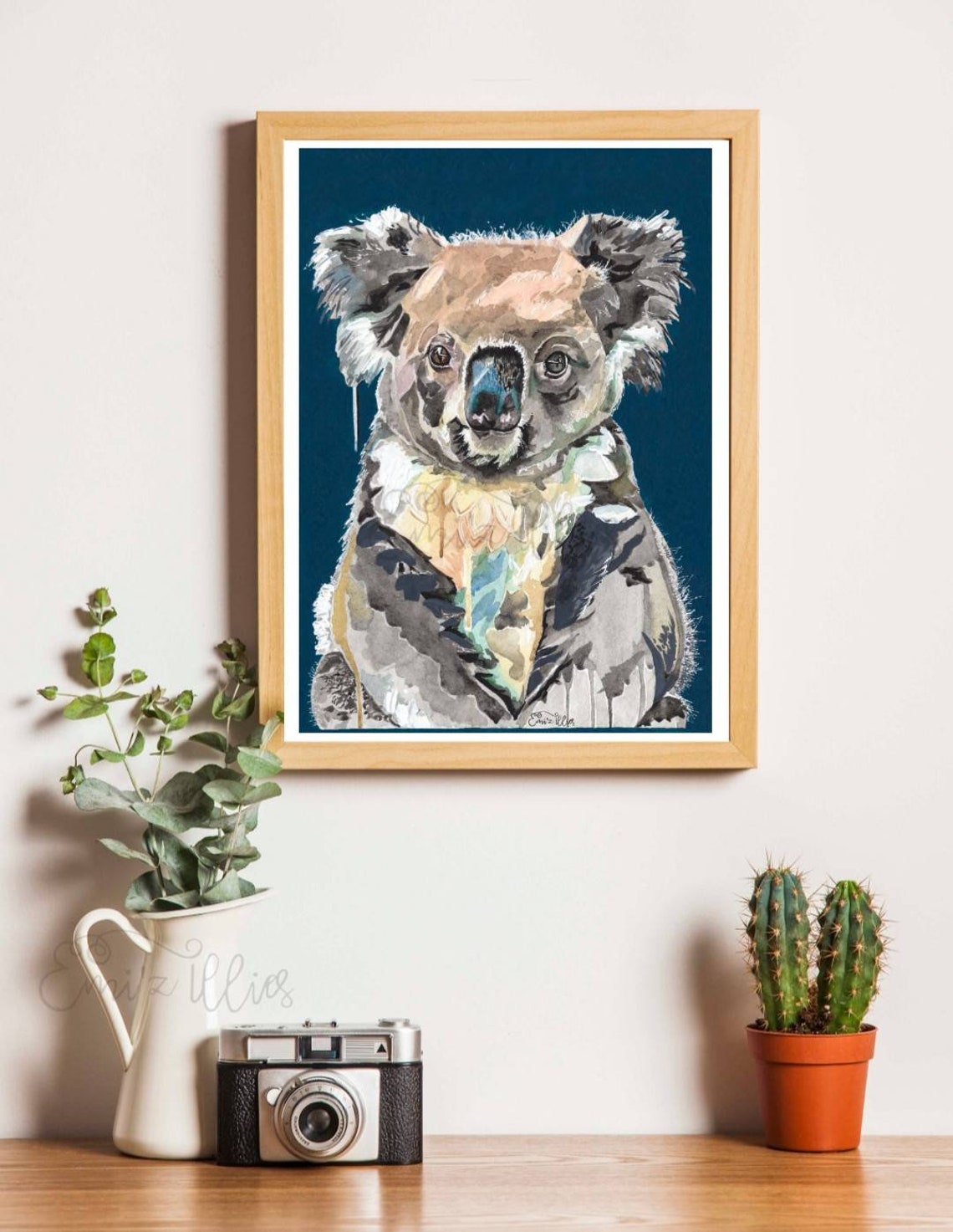 Koala Print, Australian Animal Print, Koala, Koala Art, Contemporary ...