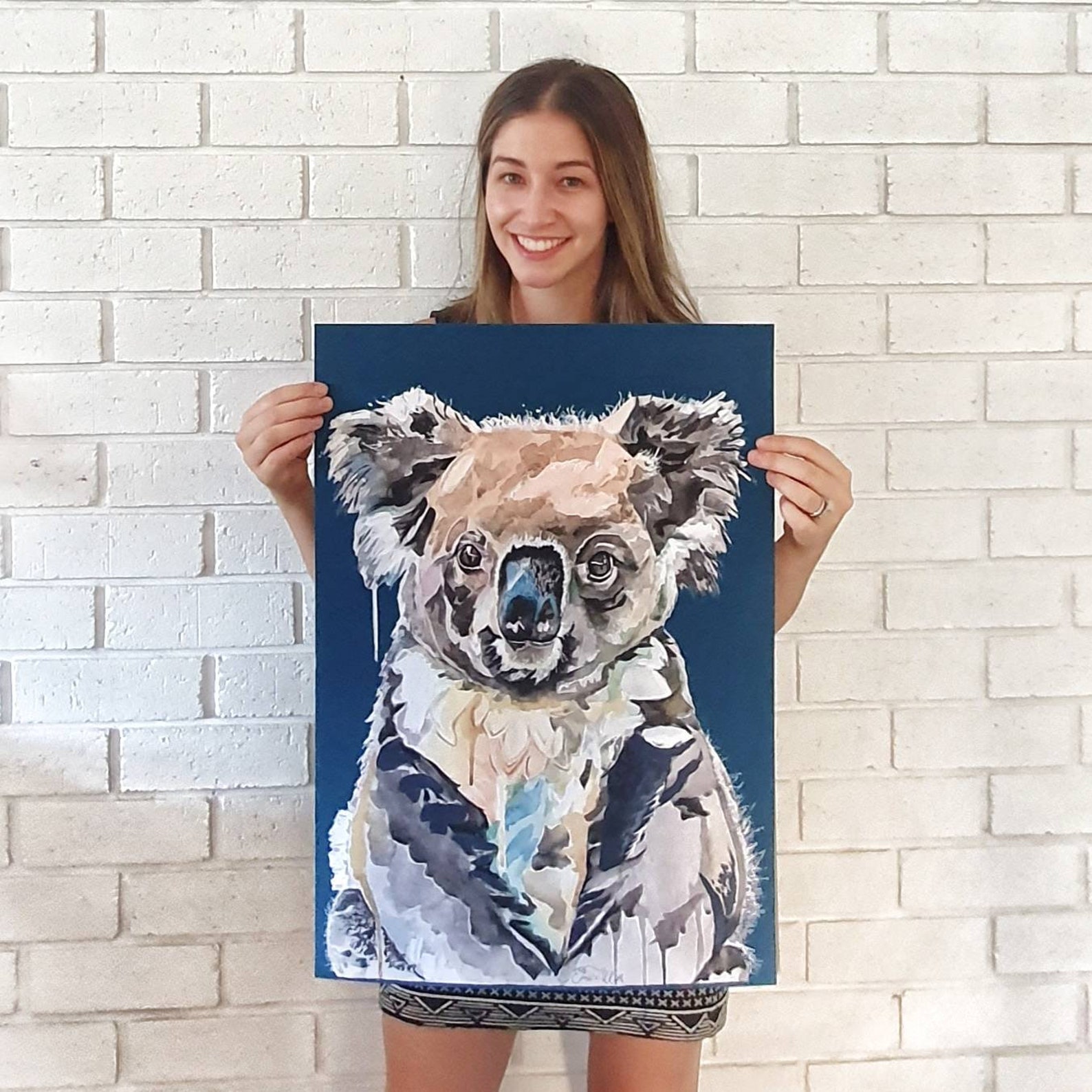 Koala Print, Australian Animal Print, Koala, Koala Art, Contemporary ...
