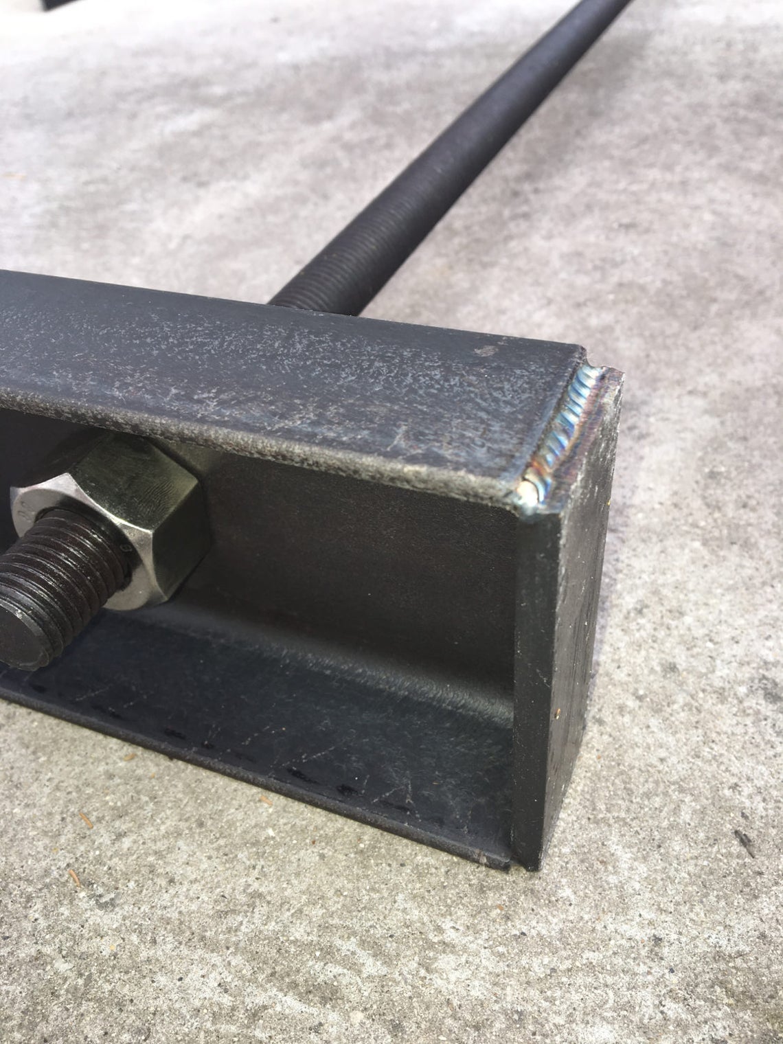 Industrial Metal Table Legs Modern Threaded Steel Table Legs | Etsy