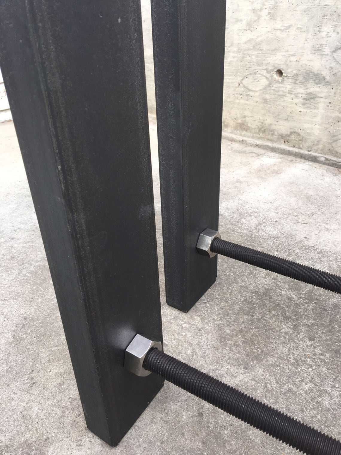 Industrial Metal Table Legs Modern Threaded Steel Table Legs | Etsy