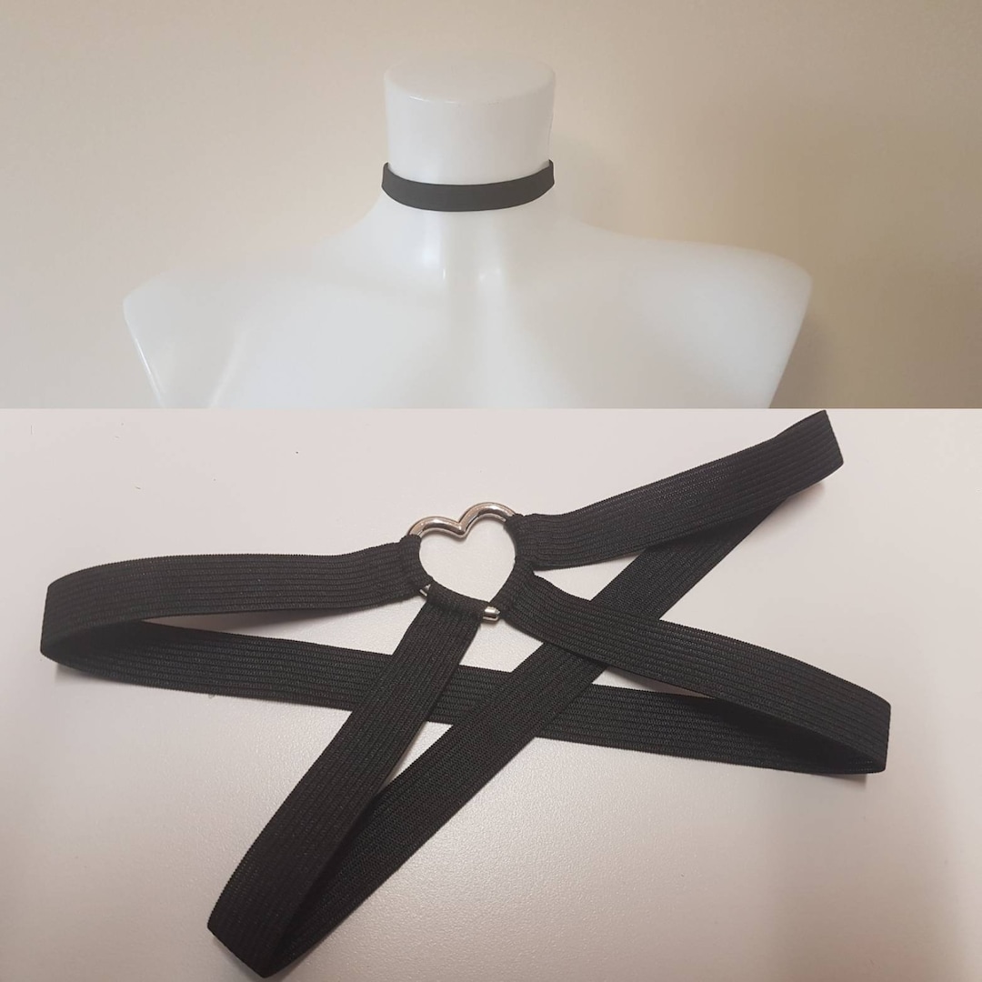 Heart Garters and Choker Gift Set // Gift for Girlfriend Wife or ...