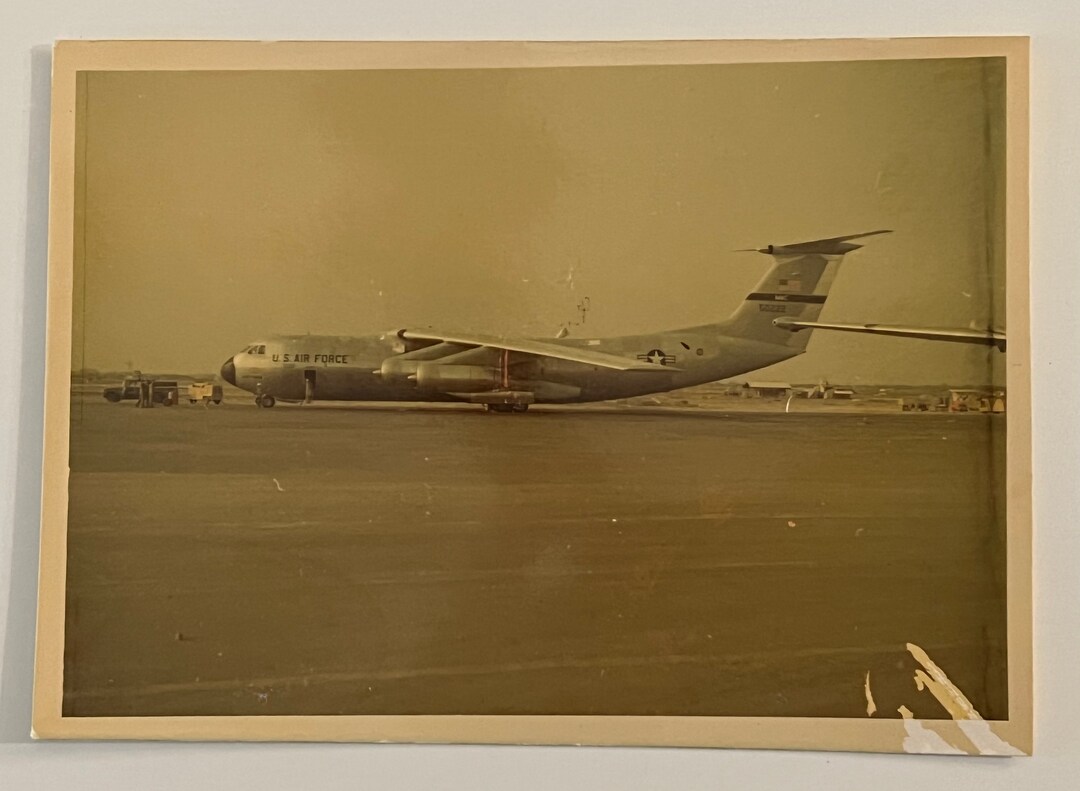 Vintage Photo 'USAF Cargo Transport Jet' Military Plane 1960s ...