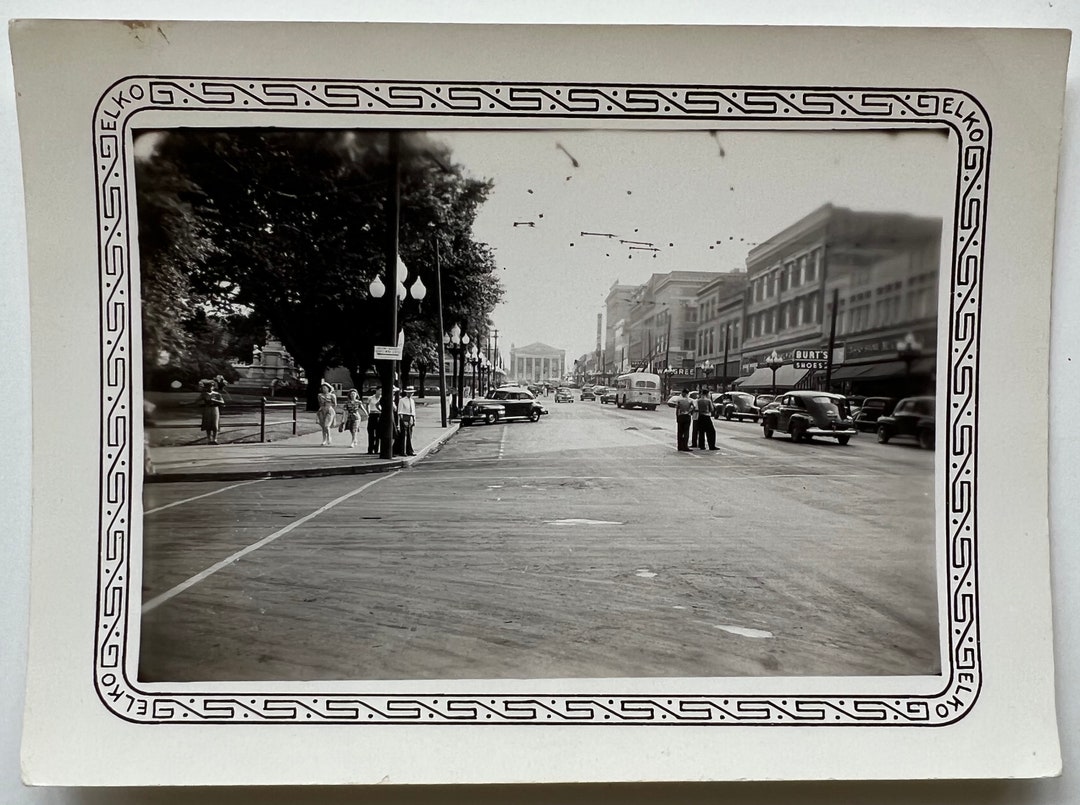 Vintage Original Photo 'main Street' 1940s Photograph #50-105 - Etsy