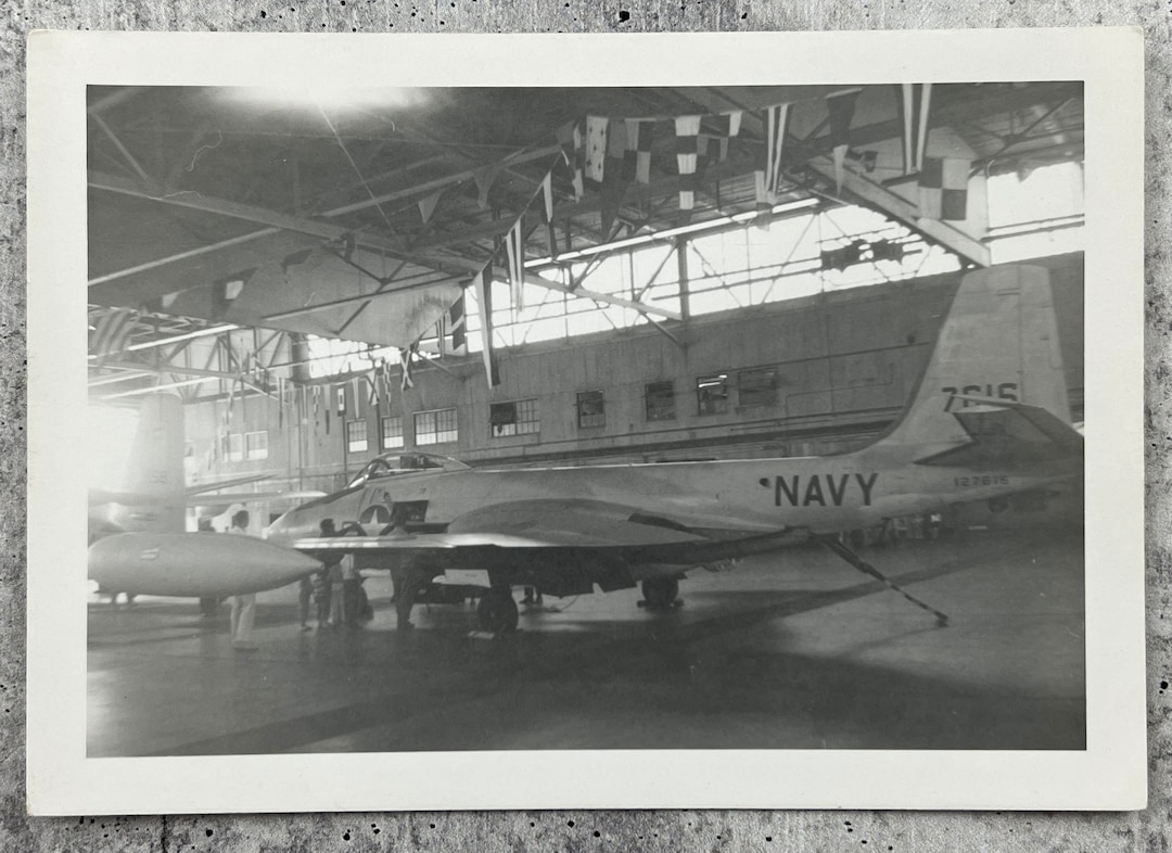 Vintage Original Photo 'banshee Navy Jet" Airshow Photograph #23-135 - Etsy