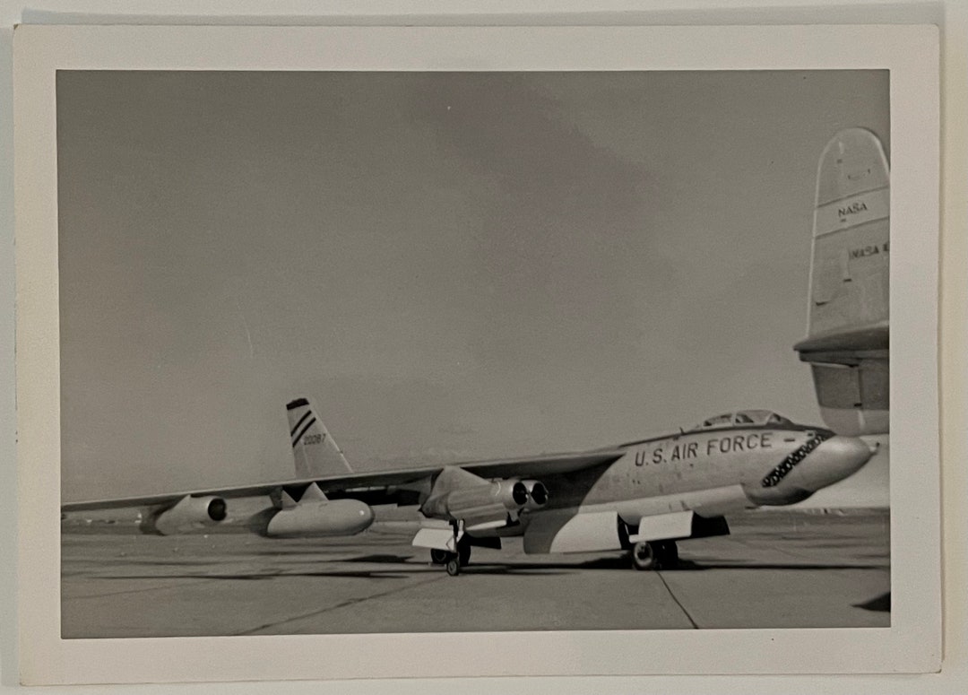 Vintage Photo 'boeing B-47 Stratojet' March Air Force Base Military ...