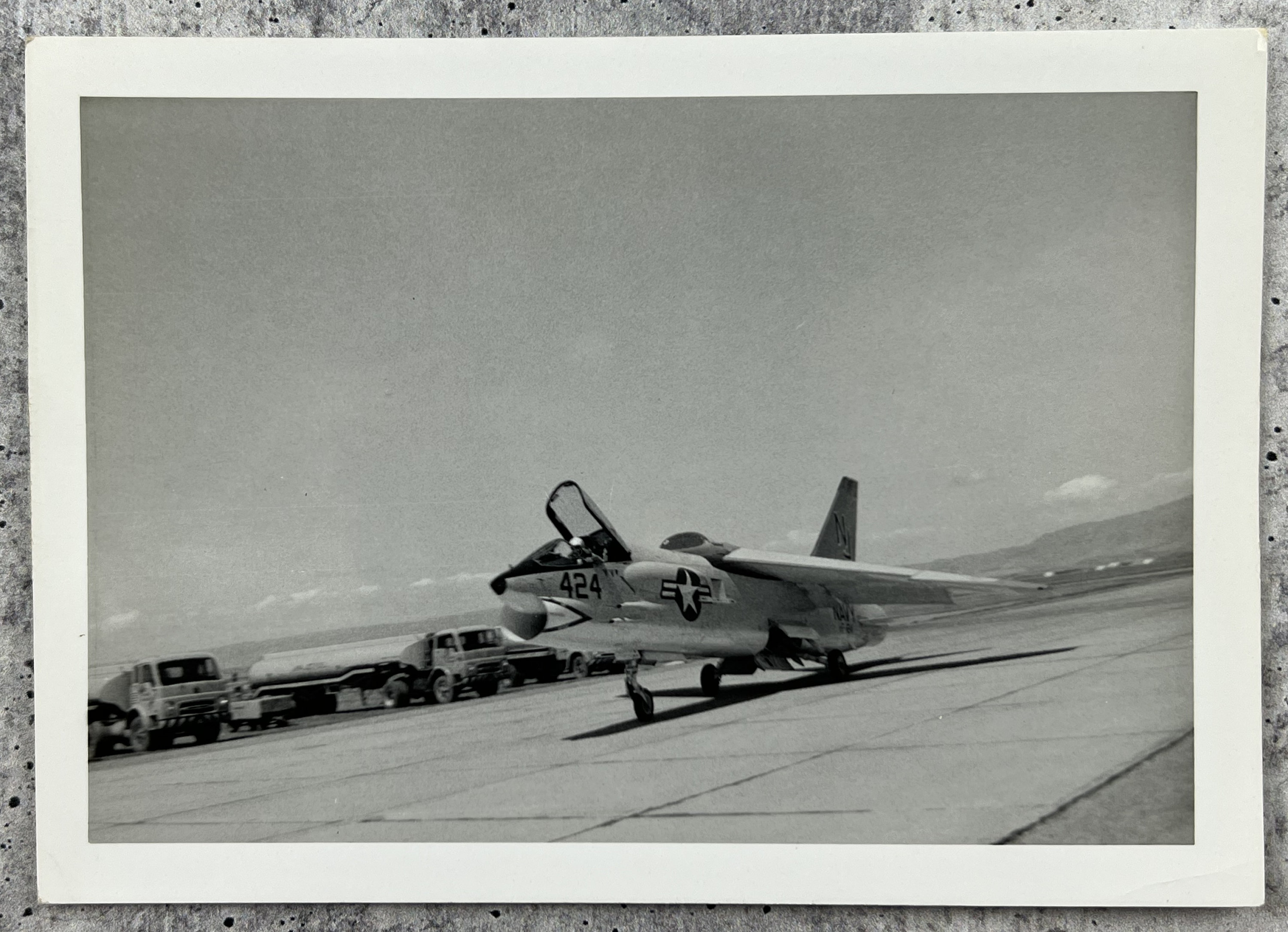 Vintage Original Photo F8U-I Crusader Plane 1960 Navy Jet Armed ...
