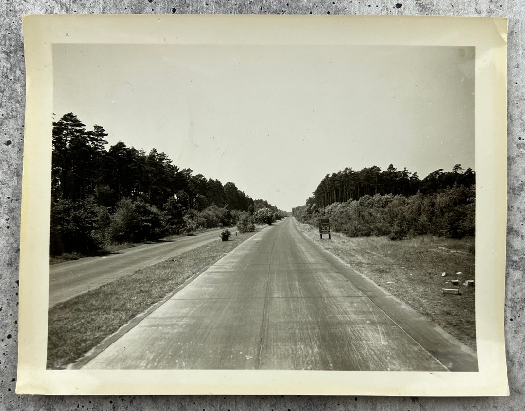 Vintage Original Photo - German Highway - Reichsautobahn 1940's ...