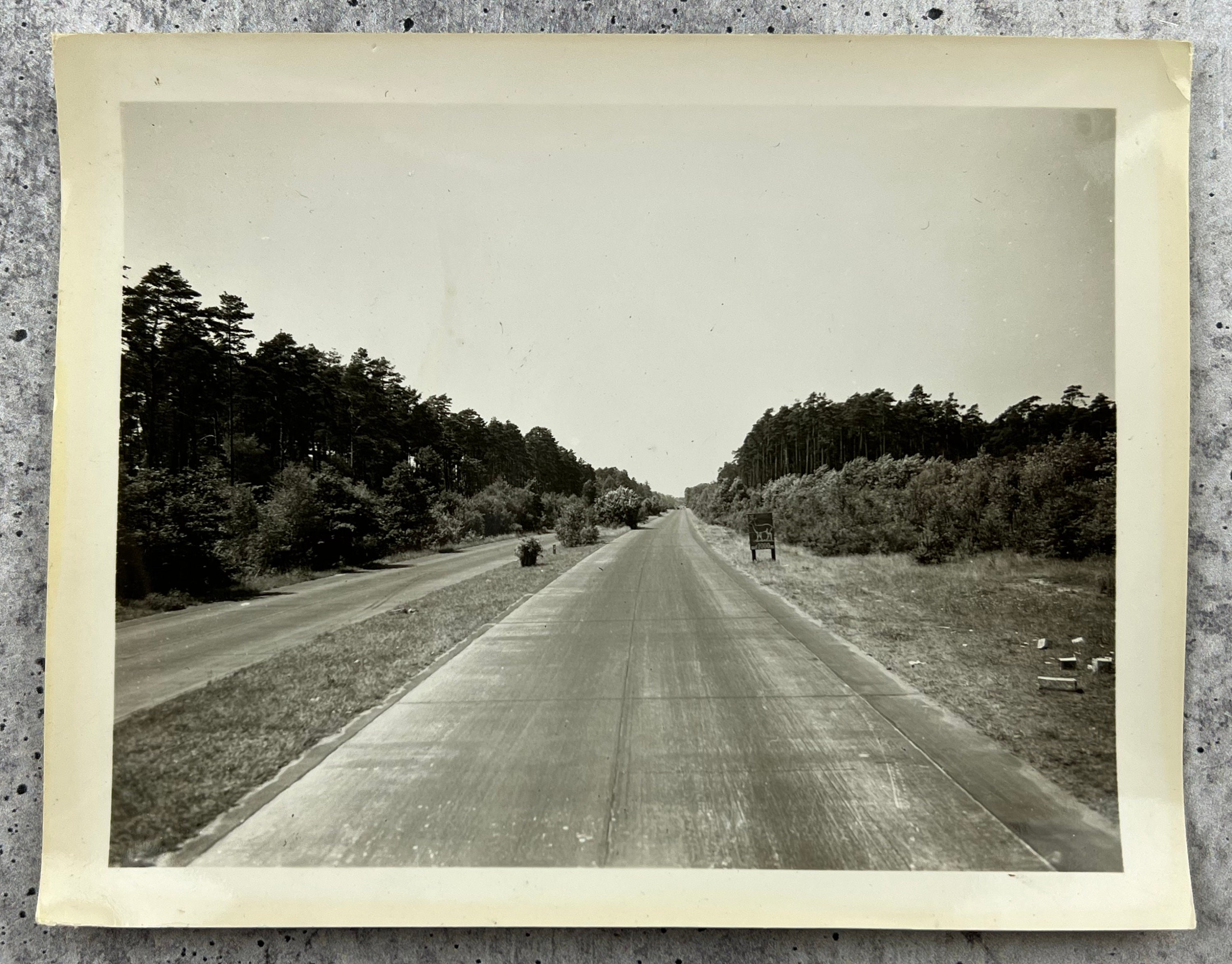 Vintage Original Photo - German Highway - Reichsautobahn 1940's ...