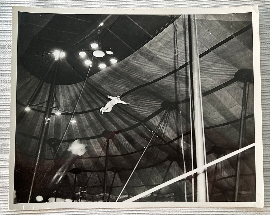 Vintage Original Photo 'cannon Shot' Circus Human Cannonball 8 X 10 ...