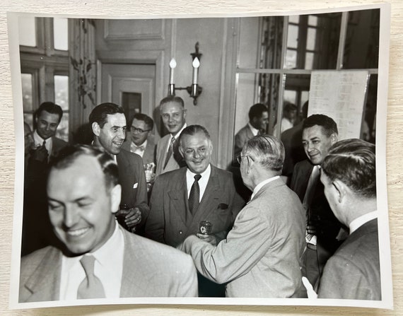 Vintage Original Photo All Men Party 1950s Photograph - Etsy