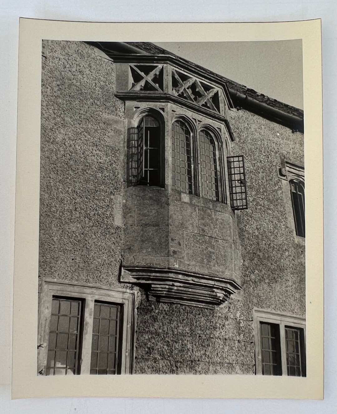 Vintage Original Photo - Window Lookout - English Country Manor - 1940s ...
