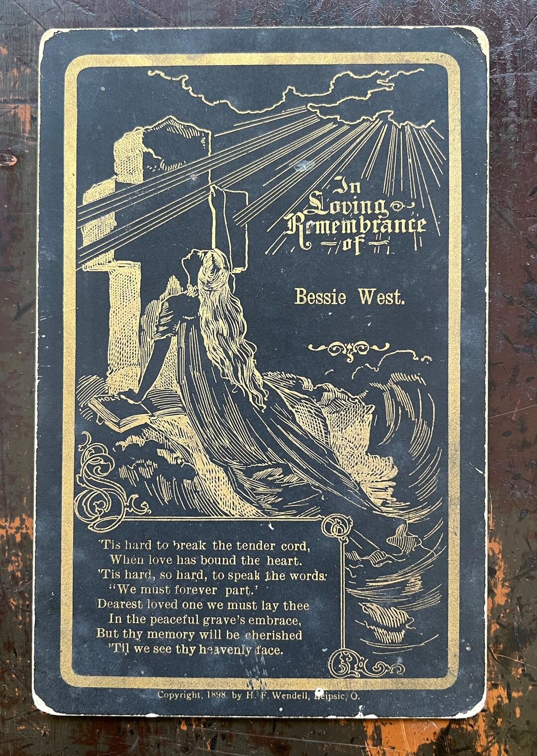 Victorian Mourning Death Funeral Cabinet Card 62-2 - Etsy