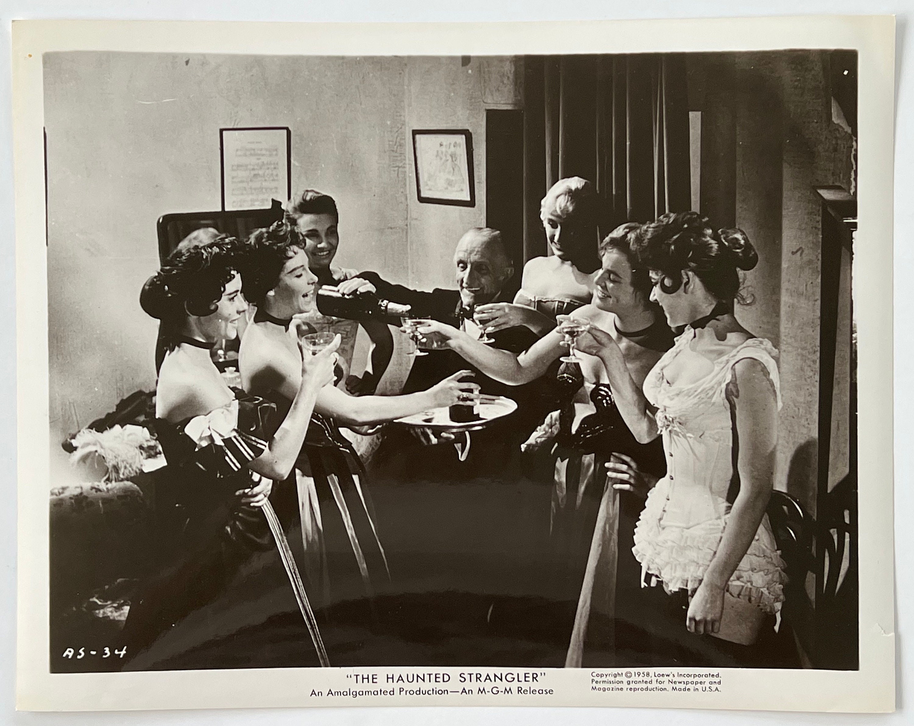 Vintage Movie Still Photograph the Haunted Strangler Boris - Etsy