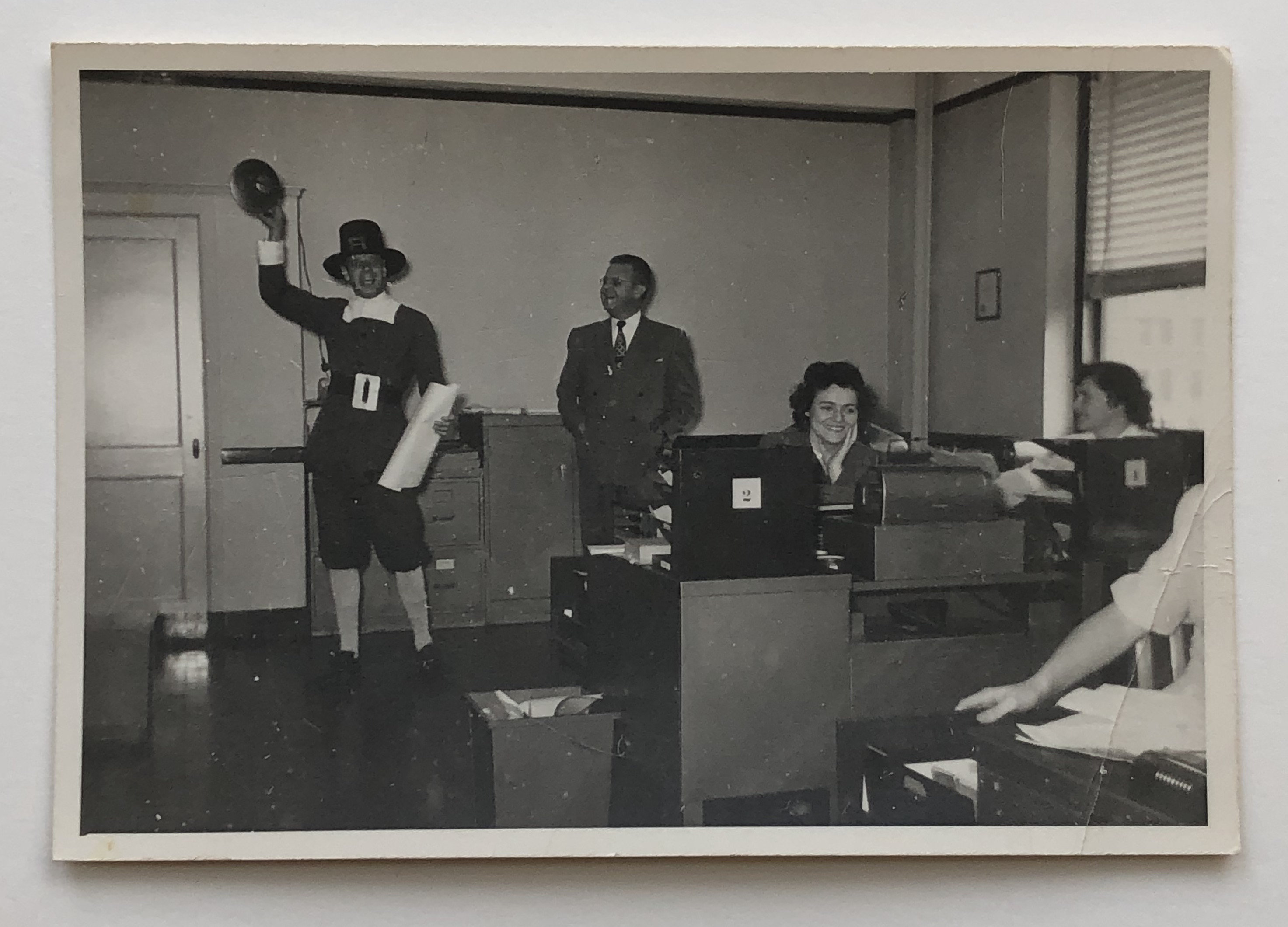 Photography Vintage Original Photo 'Singing Pilgrim' Thanksgiving ...