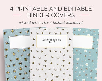 College Binder Covers - Etsy