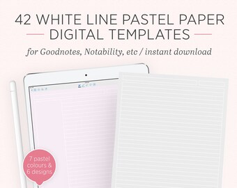 Digital Note Taking Paper Template Goodnotes Notability Ipad | Etsy